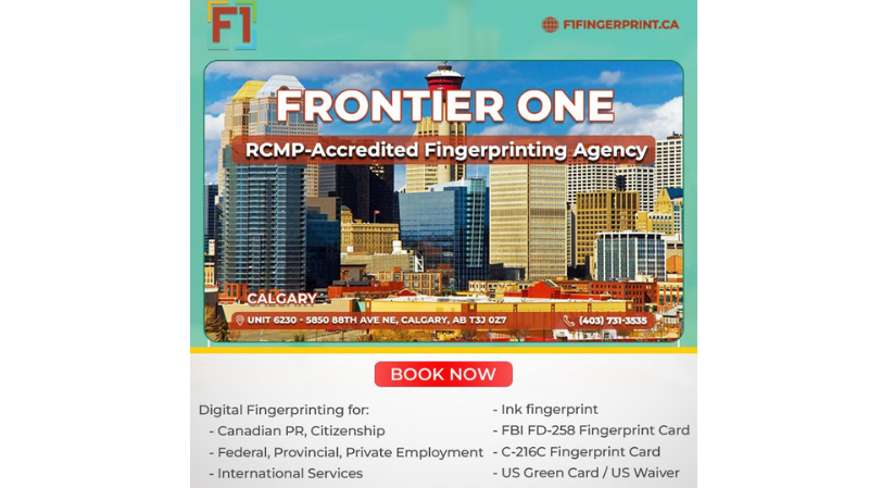 Fingerprinting in Calgary - Frontier One Inc. | Frontier One